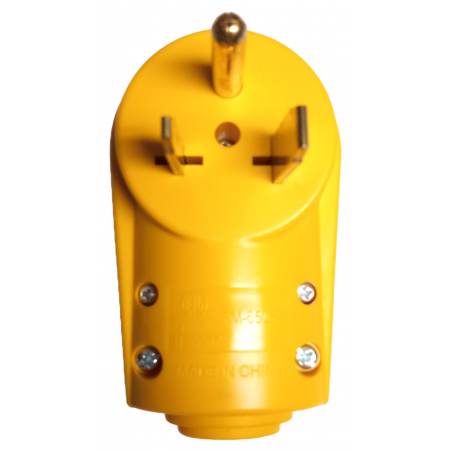 NEMA 6-50P Straight Blade Plug, 250V 50A