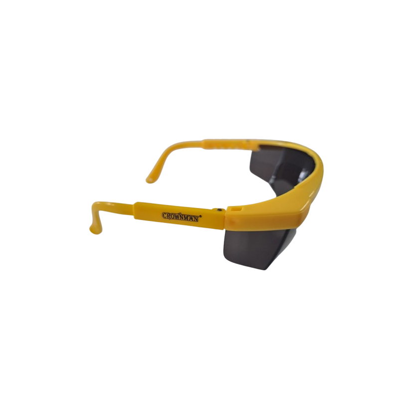 Crownman Protective Safety Glasses, Black